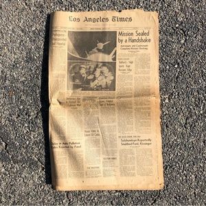Other | Rare Space Race Newspaper Collection Of 5 1958 1969 Walk On ...